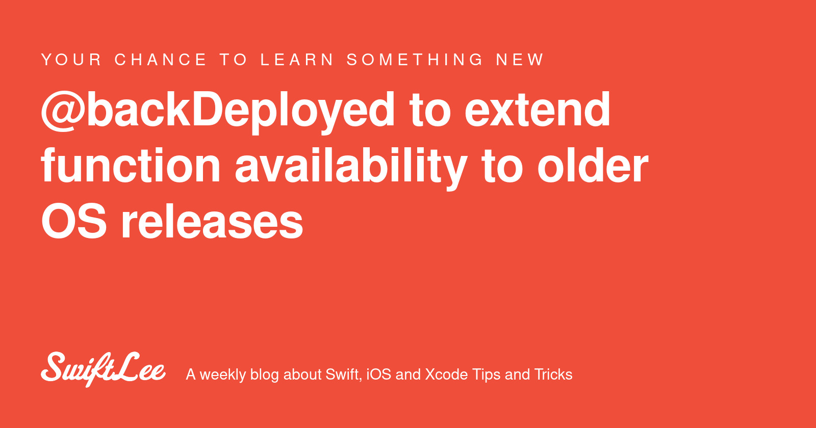 @backDeployed to extend function availability to older OS releases