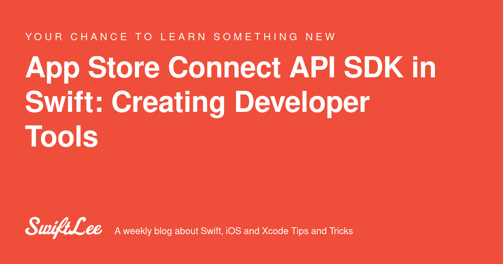 App Store Connect Api Sdk In Swift Creating Developer Tools Swiftlee 3415