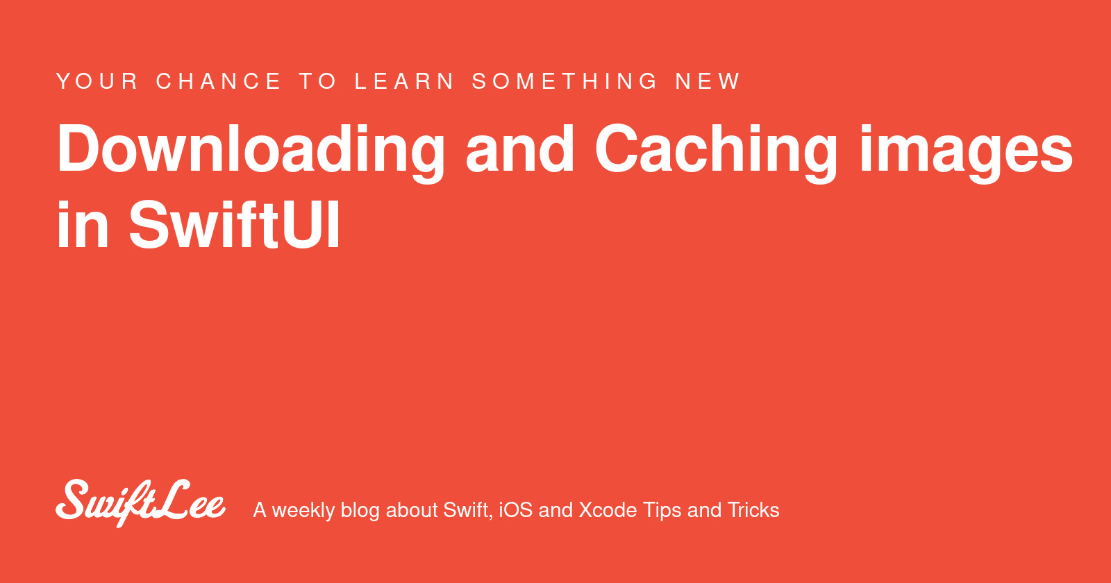 Downloading and Caching images in SwiftUI - SwiftLee