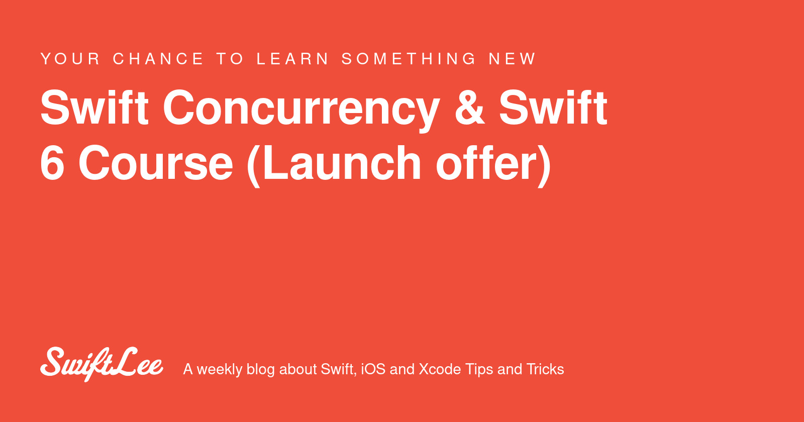 Swift Concurrency & Swift 6 Course (Launch offer)