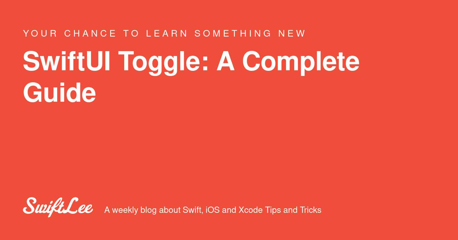 SwiftUI Toggle: A Complete Guide - SwiftLee